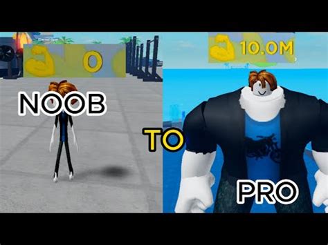 NOOB TO PRO PART BECOMING THE STRONGEST MUSCLE LEGENDS YouTube
