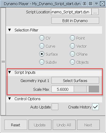 Setup A Dynamo Script For Dynamo Player