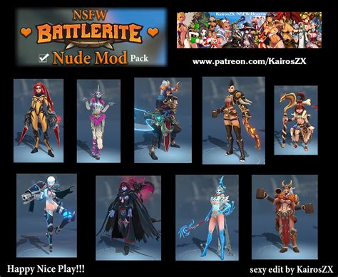 Battlerite Nsfw Nude Mod Pack Adult Gaming Loverslab