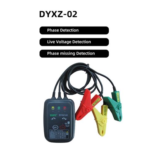 Dyxz 02 Non Contact Phase Sequence Detector Phase Sequence Indicator For Live Voltage Detection