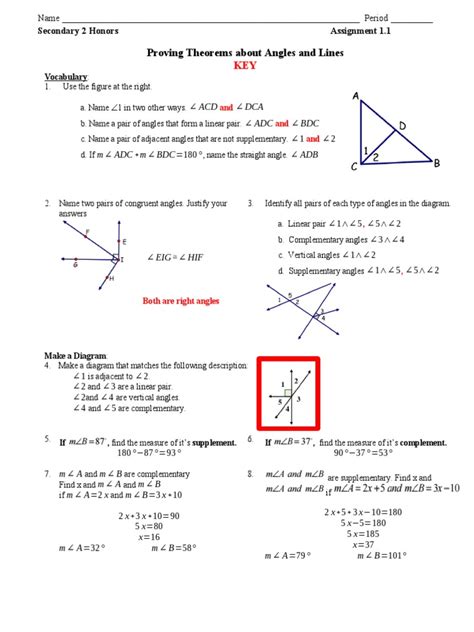 11 Assignment Key Pdf Theorem Mathematical Proof