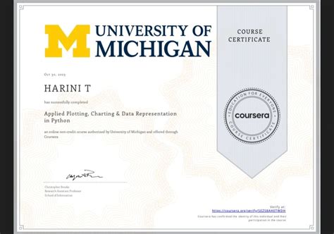 harini thiyagarajan on linkedin excited to share my completion of course on python for data