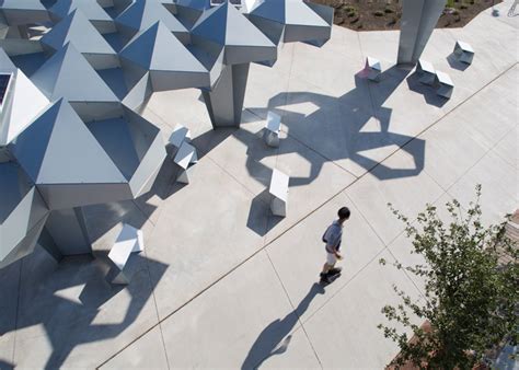 Höweler Yoon Creates Folded Metal Canopy For Phoenix Park