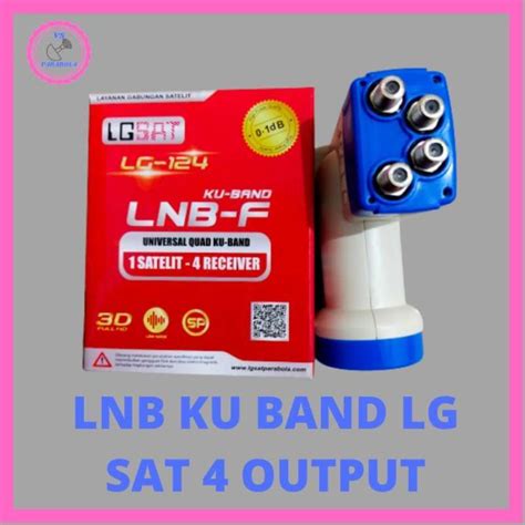 Jual LNB KU BAND LG SAT 4 OUTPUT Di Seller VS Parabola Gunung Anyar Kota Surabaya Blibli