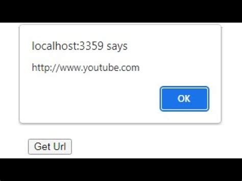 Get current page url using javascript in asp.net - YouTube