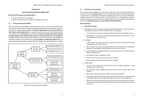 Chapter Five Data Collection Method For Primary Data STA220 Mohd Hanafi Azman Ong