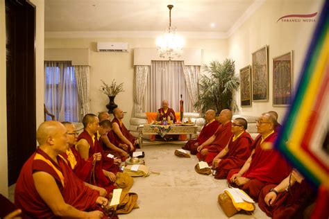 He Goshir Gyaltsab Rinpoche Visits Khenchen Thrangu Rinpoche