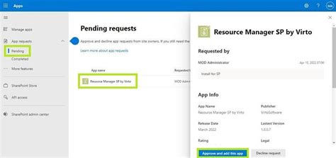 Adding App To Modern Sharepoint Site And Teams Virtosoftware Guides And Docs