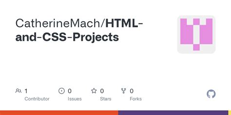 Github Catherinemach Html And Css Projects