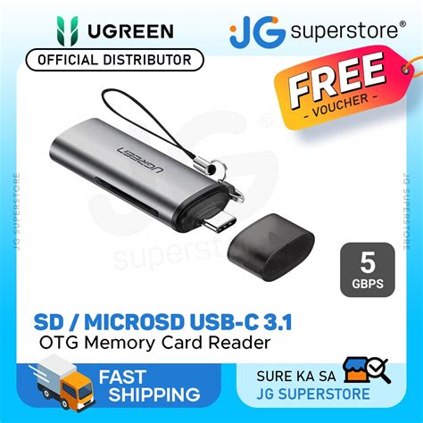 UGREEN USB C To SD TF MicroSD Memory Card Reader For PC Laptop Android Phone Etc