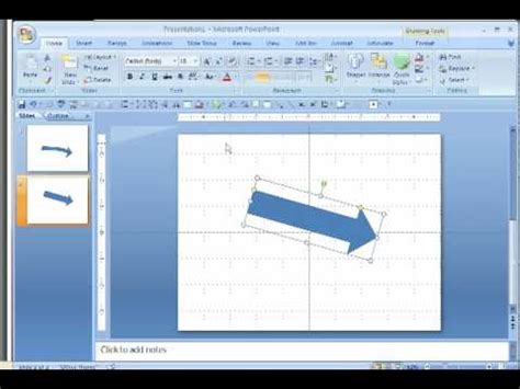 Make A Curved Arrow In PowerPoint YouTube