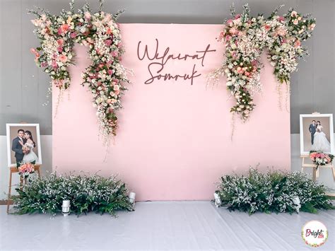 💖backdrop ชมพู ซุ้มงานแต่งandเช่าฉาก ไบร์ท ฟลาวเวอร์ Facebook