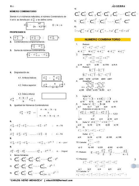 Combinatorio Pdf