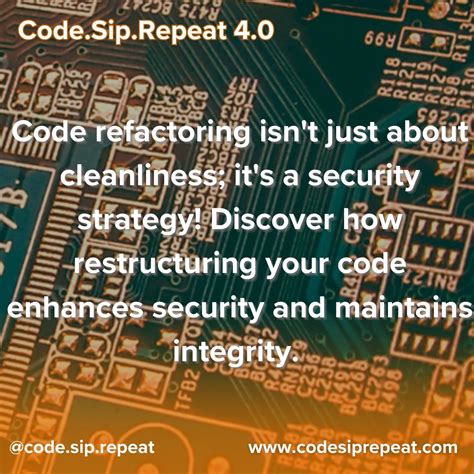 Codesiprepeat On Linkedin Coderefactoring Codingsecurity