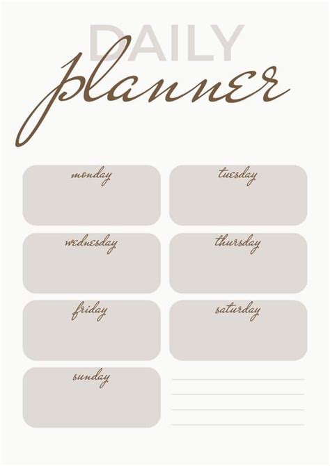 Бесплатные шаблоны органайзера и ежедневника онлайн