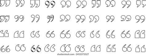 Quotation Marks On White Background Diverse Stock Vector Royalty Free Shutterstock