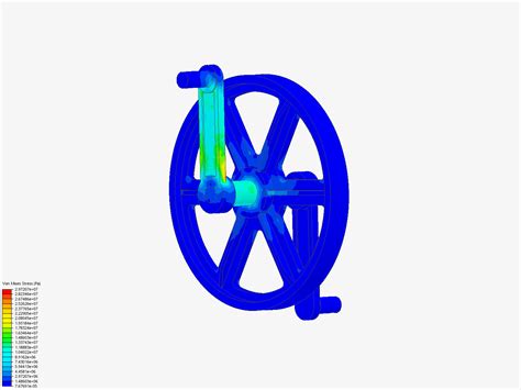 Simulation Of A Crank Assembly Copy By Julian14tesoro Simscale
