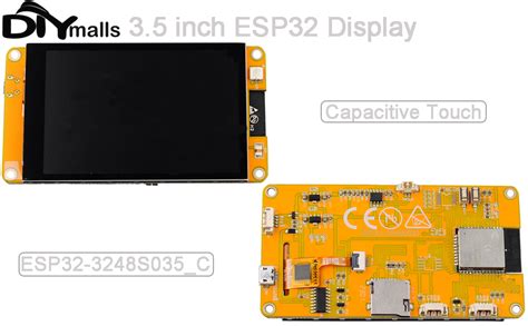 Diymalls 35 Inch Esp32 Display Esp Wroom 32 Capacitive Touch Screen