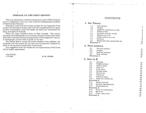 b sc introduction to real analysis by s k mapa full pdf download