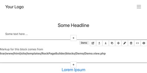 rockpagebuilder quickstart