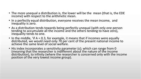 Poverty And Inequality Measurementpptx Debated Sensitive Social