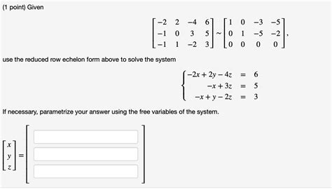 solved 1 point given 2 2 4 6 1 0 3 5 1 2 3 1 0 0 1 0 0