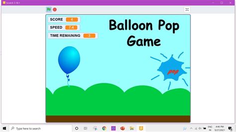 Balloon Popping Game In Scratch ~ Scratch Programming ~ Learn Scratch