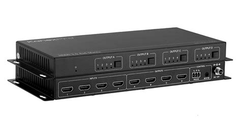 Kanexpro Hdmi 20 4x4 Matrix Switcher With 4k To 1080p Down Scaling