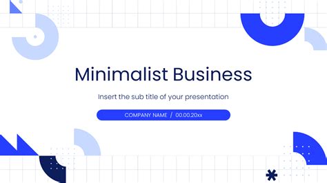 Minimalist Business Powerpoint Template