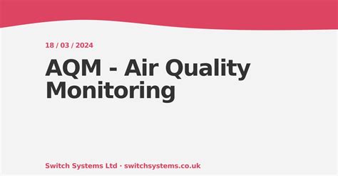 Aqm Air Quality Monitoring