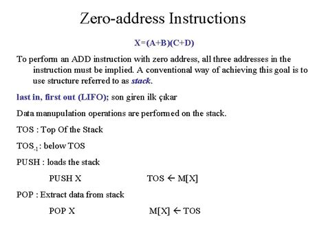 Chapter INSTRUCTION SET ARCHITECTURE Computer Architecture Concepts
