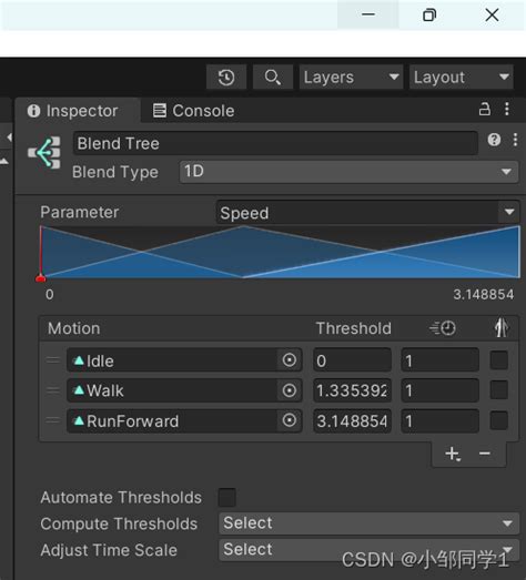 Unity关于动画混合树（blend Tree）的使用unity中blendtree制作八个方向移动2d Csdn博客