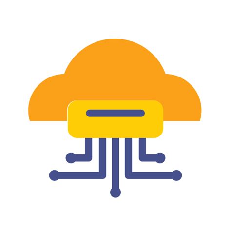 Cloud Connection Generic Color Fill Icon
