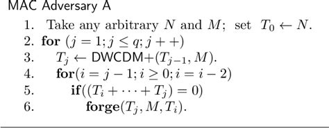 figure 4 2 from sfdwcdm a bbb secure nonce based mac semantic scholar