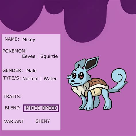{pkmn Cc} Mikey The Eevee Squirtle By Ghostly Siren On Deviantart