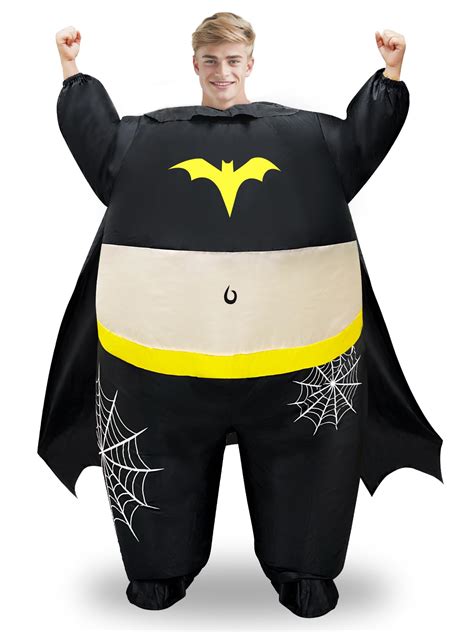 Camlinbo Halloween Chubby Inflatable Costume Men Funny Full
