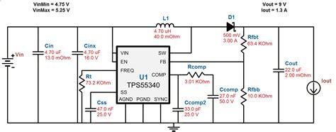 TPS55340 5V To 9V Output Current Limited To 836mA Power Management Forum Power Management