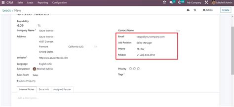 How To Create A Lead In Odoo 16 Customer Relationship Management