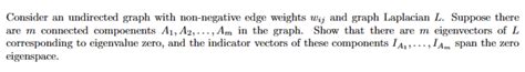 Solved Consider An Undirected Graph With Non Negative Edge Chegg
