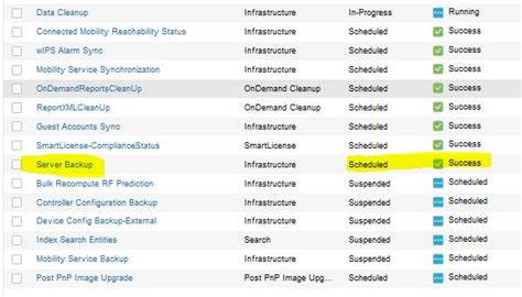 Cisco Prime Infrastructure Email Report After Back Up Job Run Cisco Community