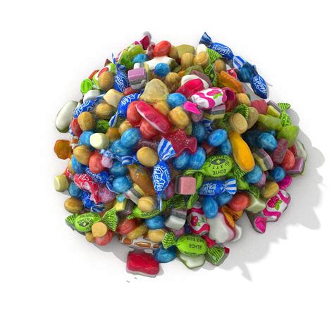 사탕 더미 현실적인 다채로운 3d 모델 29 Unknown Obj Fbx Max 3ds Free3d