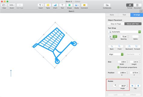 How To Resize Rotate Flip Objects In Pages Numbers Keynote