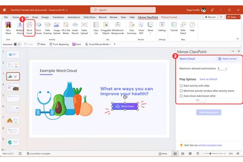 exploring the impact of word clouds in powerpoint presentations