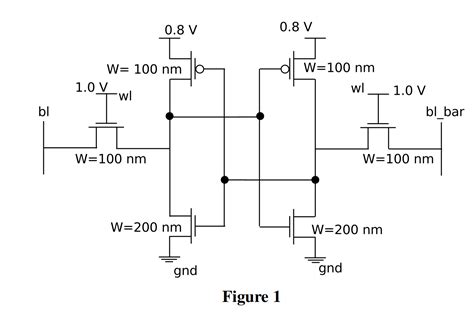 solved figure 1figure 1 shows an sram cell during a read