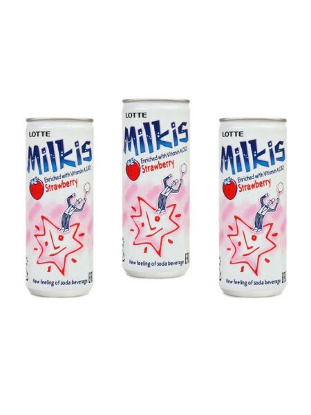 Газированный напиток Milkis Grape Strawberry Милкис Клубника 250мл х ...