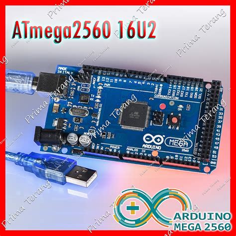 Jual Arduino Mega 2560 Atmega 16au Atmel Mega16u2 R3 16u2 Shopee