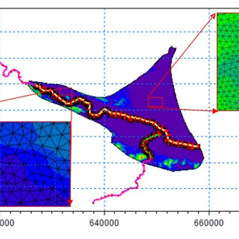 Coupling 1 2d In Mike Flood Model Download Scientific Diagram