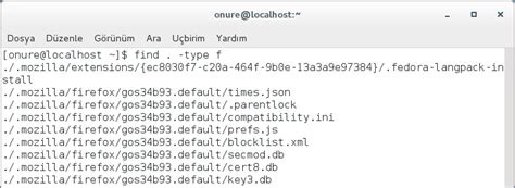 LİNUX FİND KOMUTU