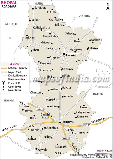 Bhopal Road Map