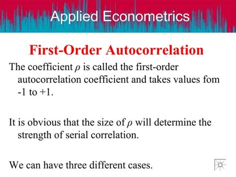 Chapter 07 Autocorrelation Pptx Physics Science